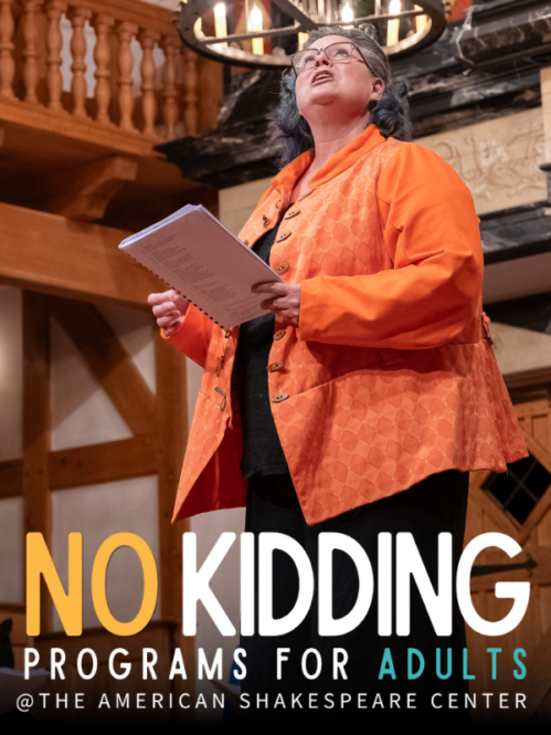 No Kidding Adult Programming | American Shakespeare Center