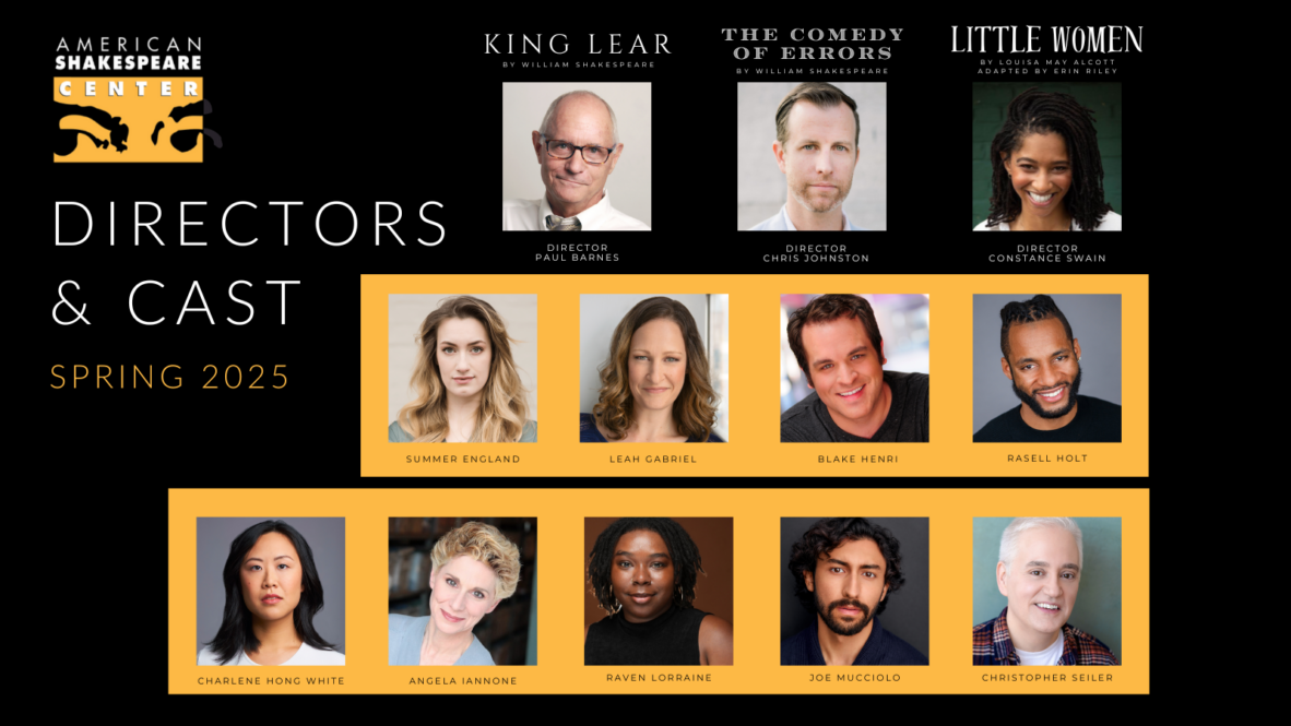 Spring 2025 Directors & Cast | American Shakespeare Center